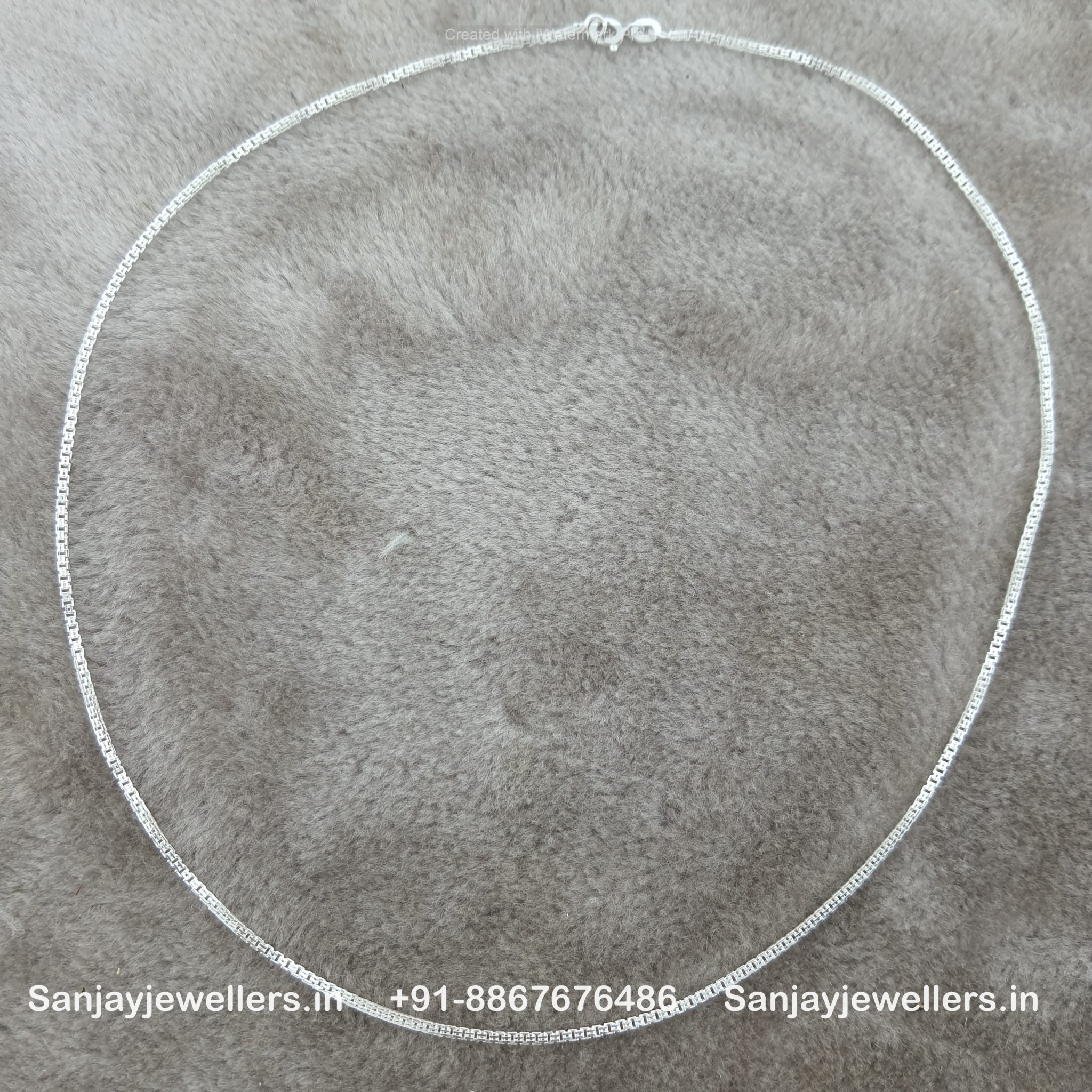 92.5 Silver | Gold Polished Chains - Sanjay Jewellers